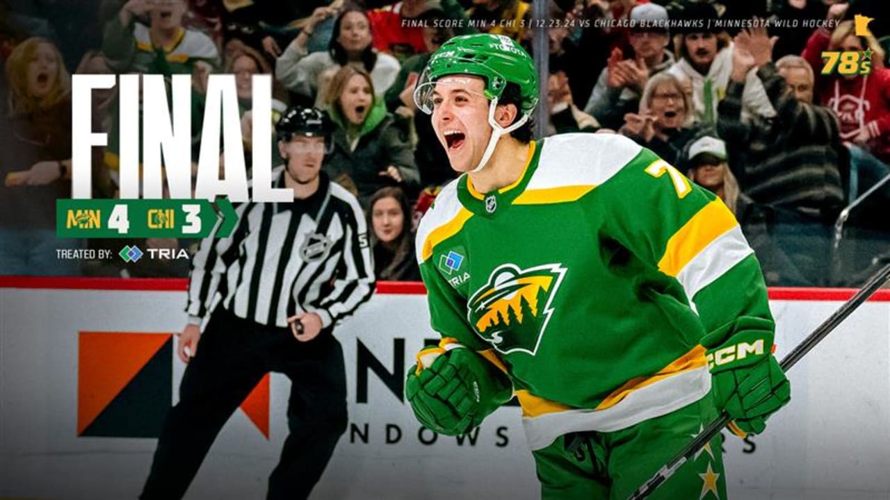 Game Recap: Wild 4, Blackhawks 3 | Minnesota Wild