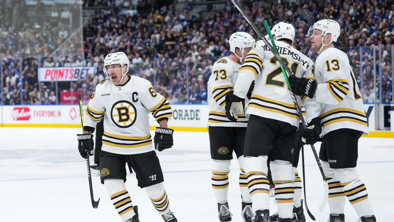 Marchand Sets Bruins' Playoff Goals Mark as Boston Opens Up 3-1 Series ...