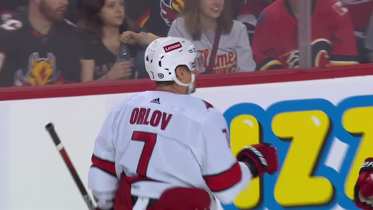 CAR@CGY: Bunting scores goal against Dustin Wolf | Carolina Hurricanes