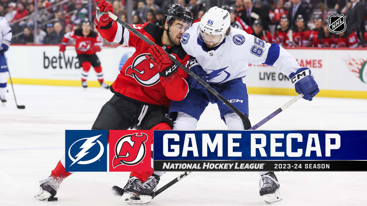 Kucherov 1st to 100 points, Lightning defeat Devils | NHL.com