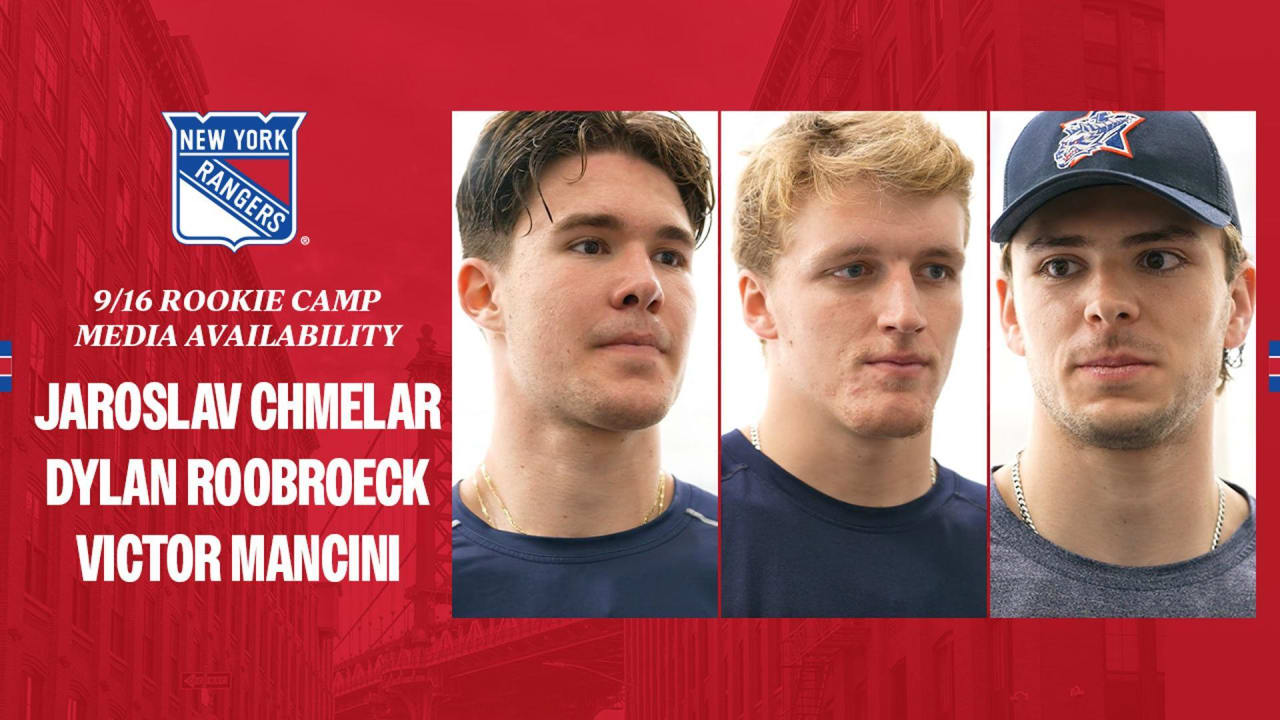 Rookie Camp: Chmelar, Roobroeck, and Mancini | New York Rangers