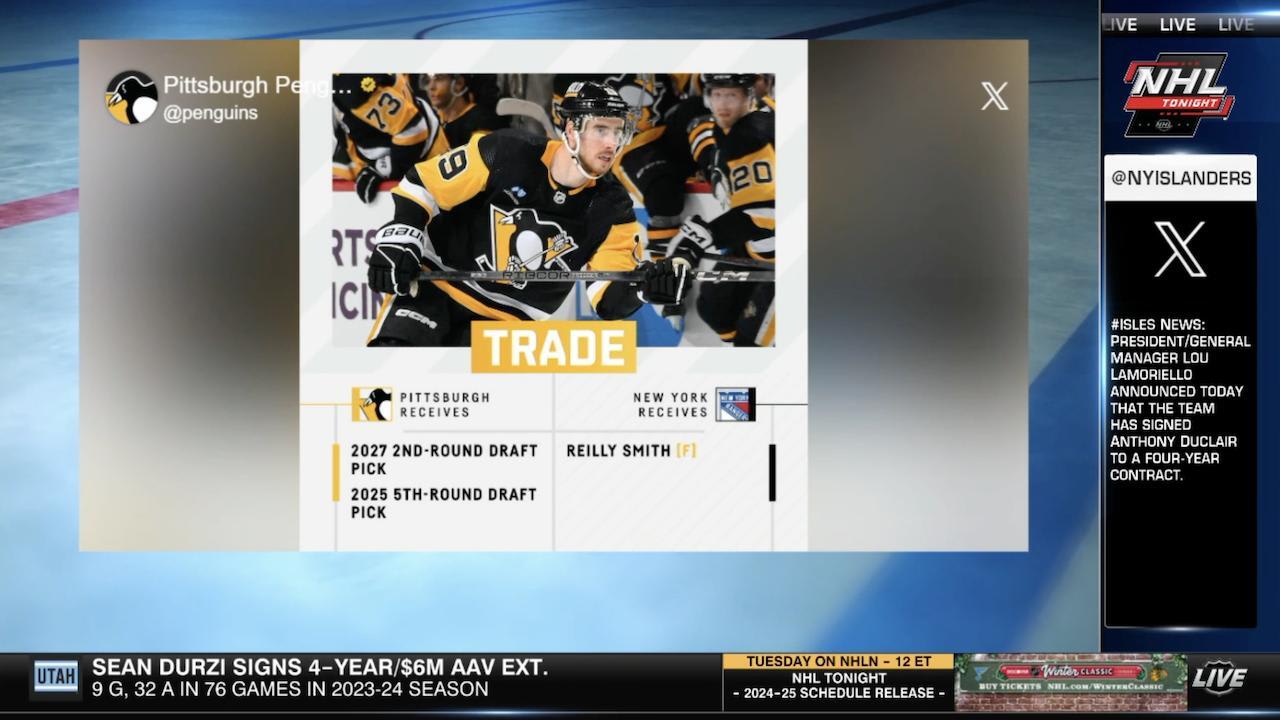 Nhl Tonight On Reilly Smith Trade