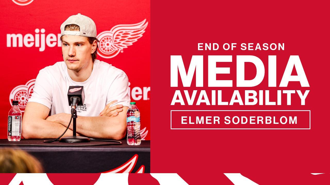 Elmer Soderblom Season Ending Media | Detroit Red Wings