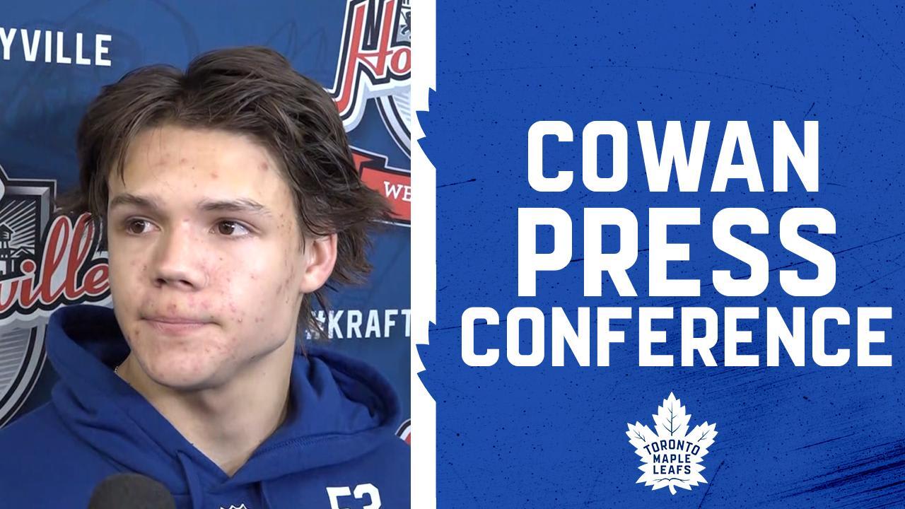 Easton Cowan | Pre Game | Toronto Maple Leafs