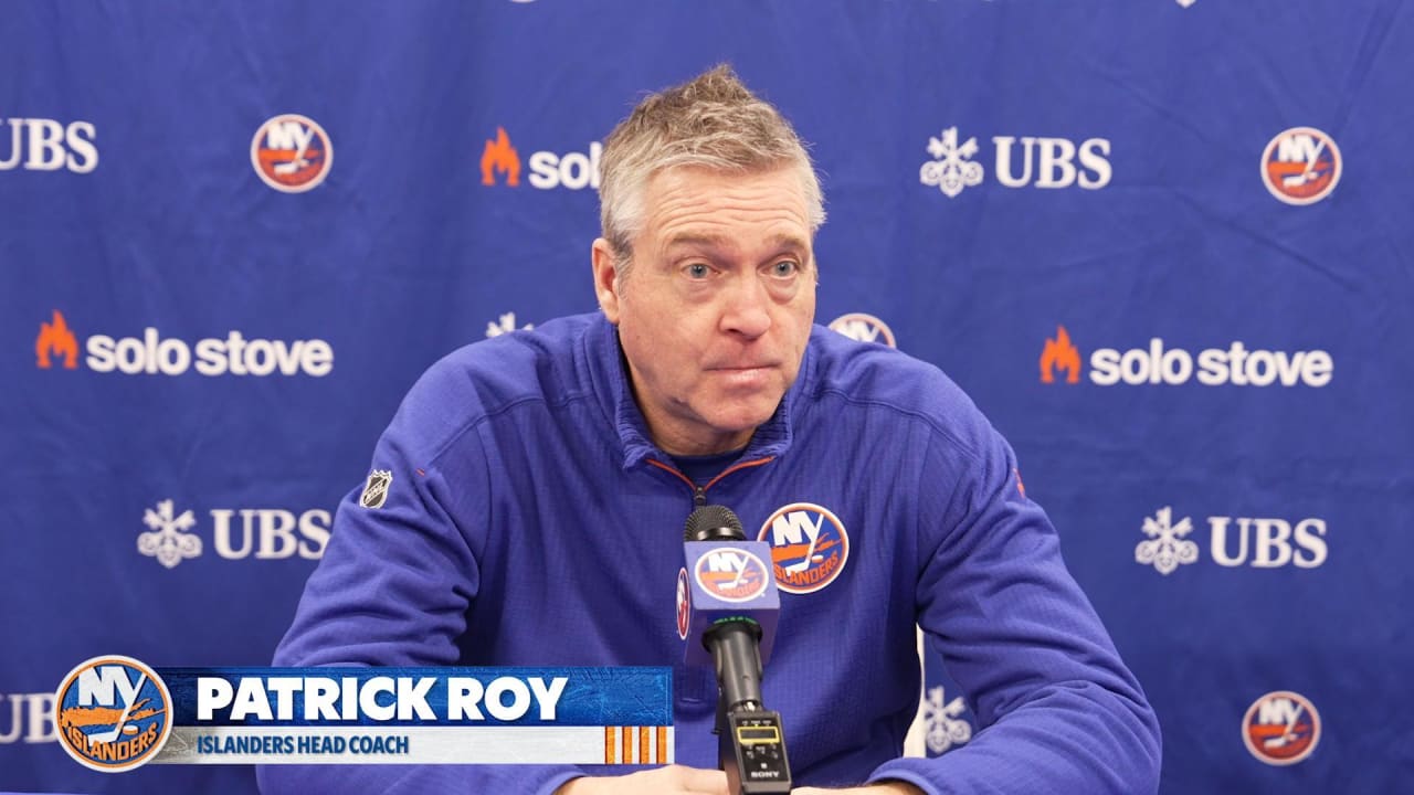 Practice 12/20: Patrick Roy | New York Islanders