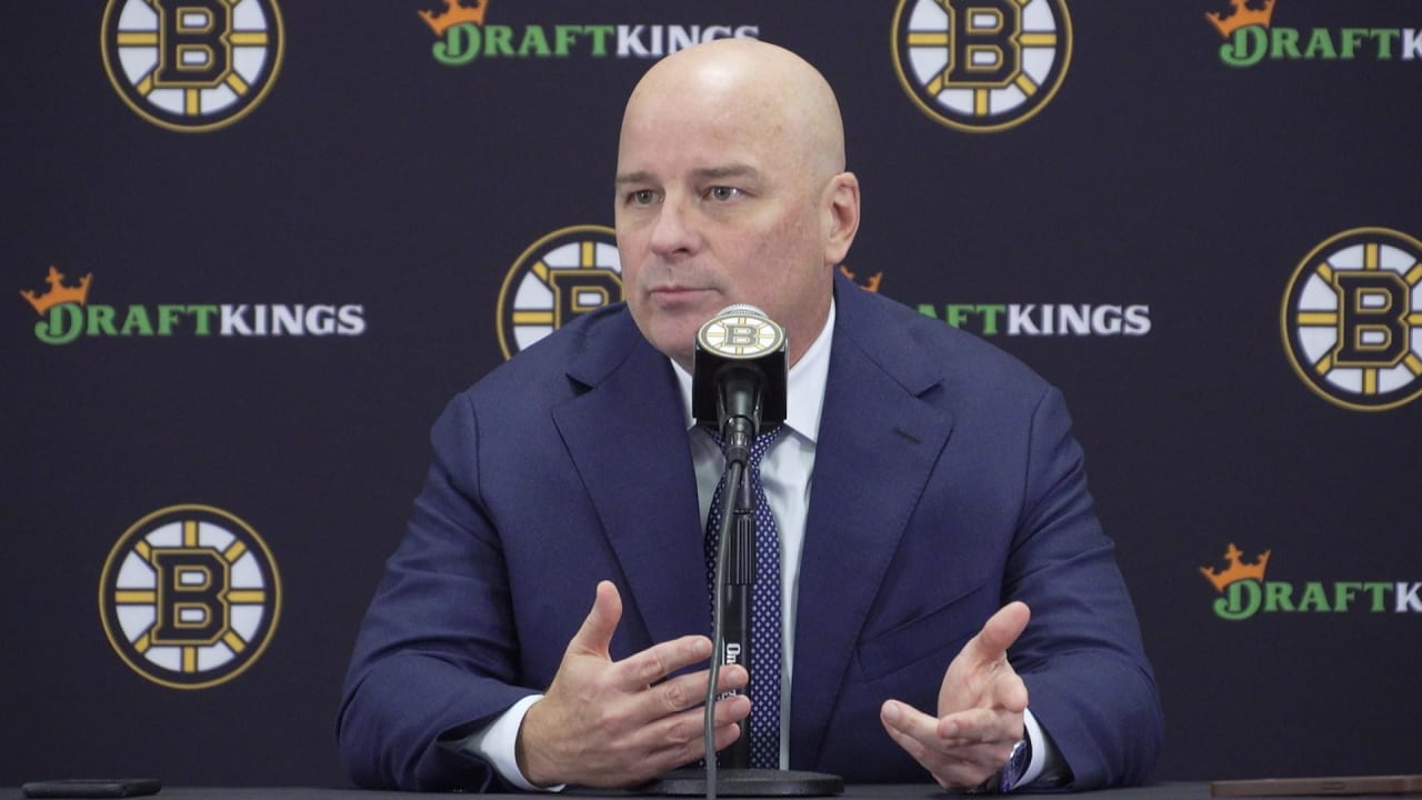 Press Room: Jim Montgomery | Boston Bruins
