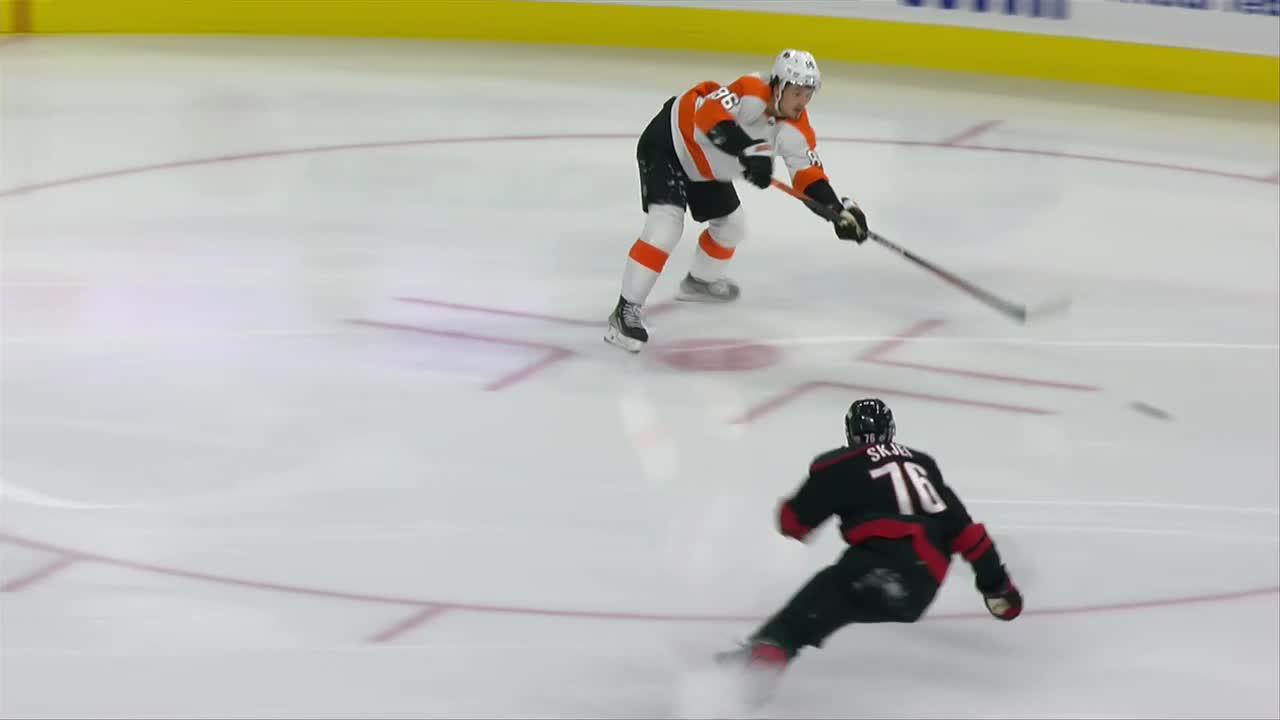 DeAngelo scores from the slot | Philadelphia Flyers