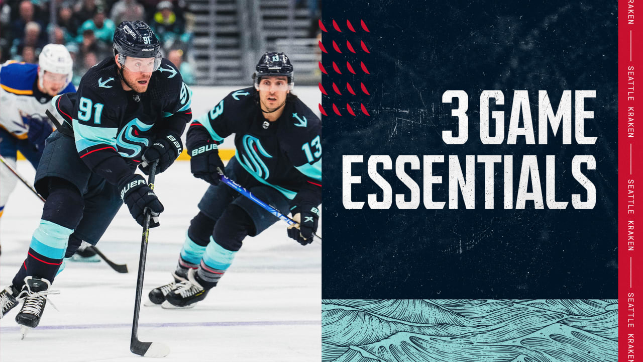 3 Game Essentials | Flames (16-13-7) at Kraken (18-10-4) | 7:22 p.m ...