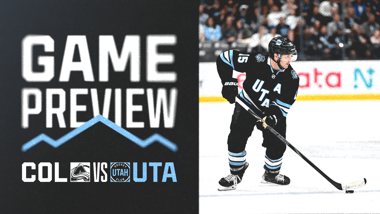Game Preview, 10/24: Utah Hockey Club vs. Colorado Avalanche | Utah Mammoth