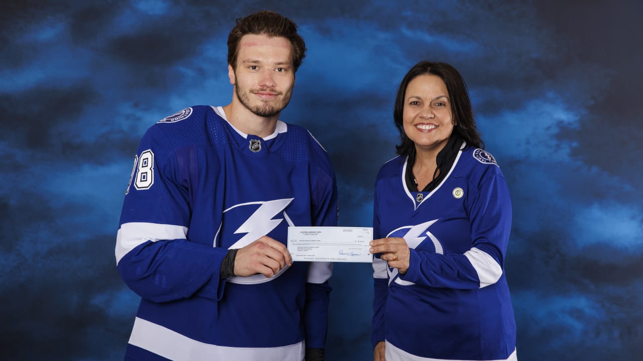 Arlene Gillis Honored as Lightning Community Hero | Tampa Bay Lightning