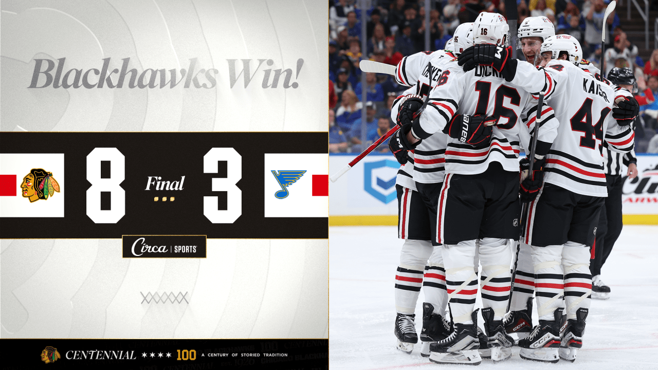 RECAP: Blackhawks Pull Away from Blues with Five Unanswered Goals ...
