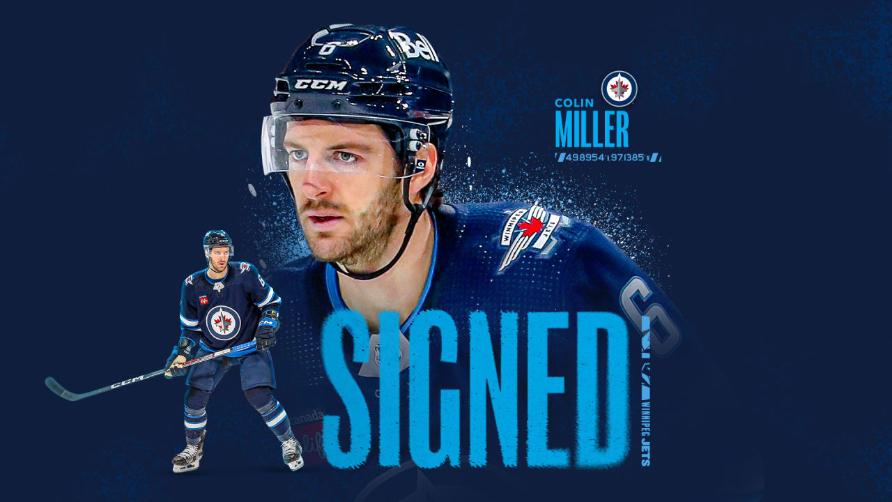 Jets sign defenceman Colin Miller to a two-year contract | Winnipeg Jets