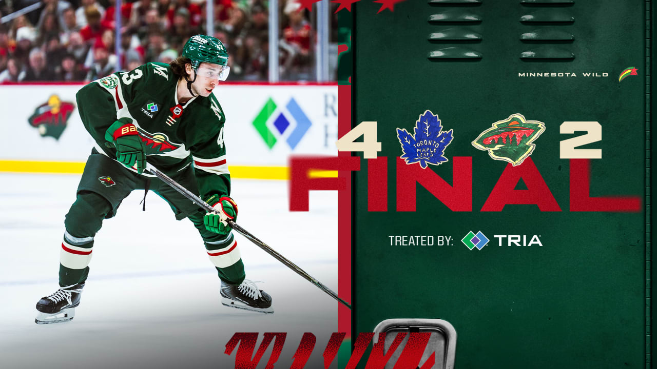 Game Recap: Maple Leafs 4, Wild 2 | Minnesota Wild
