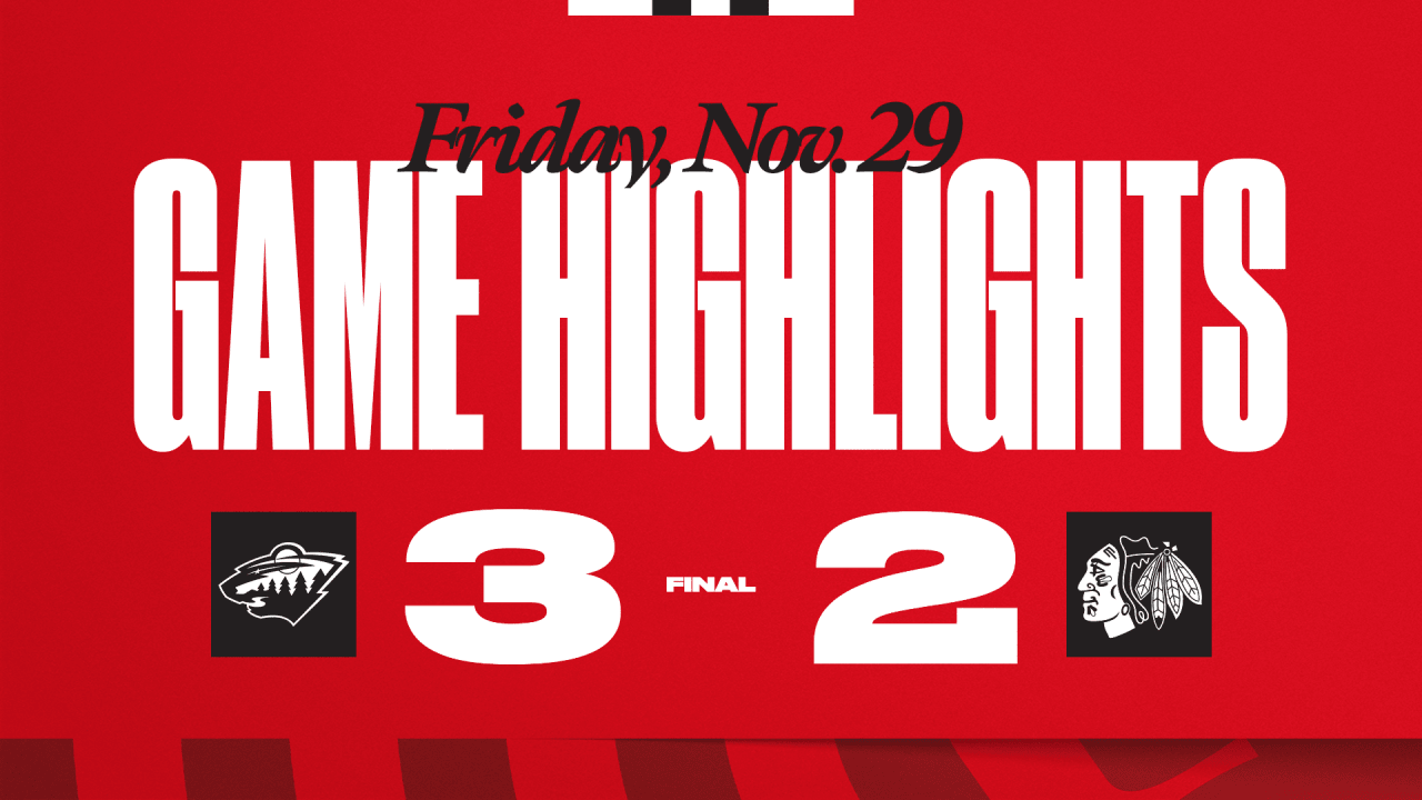Game Highlights: Blackhawks at Wild | Chicago Blackhawks