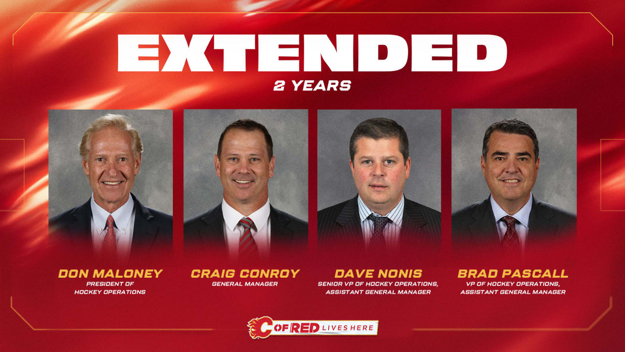 Flames Extend GM Craig Conroy And Senior Hockey Management Staff ...