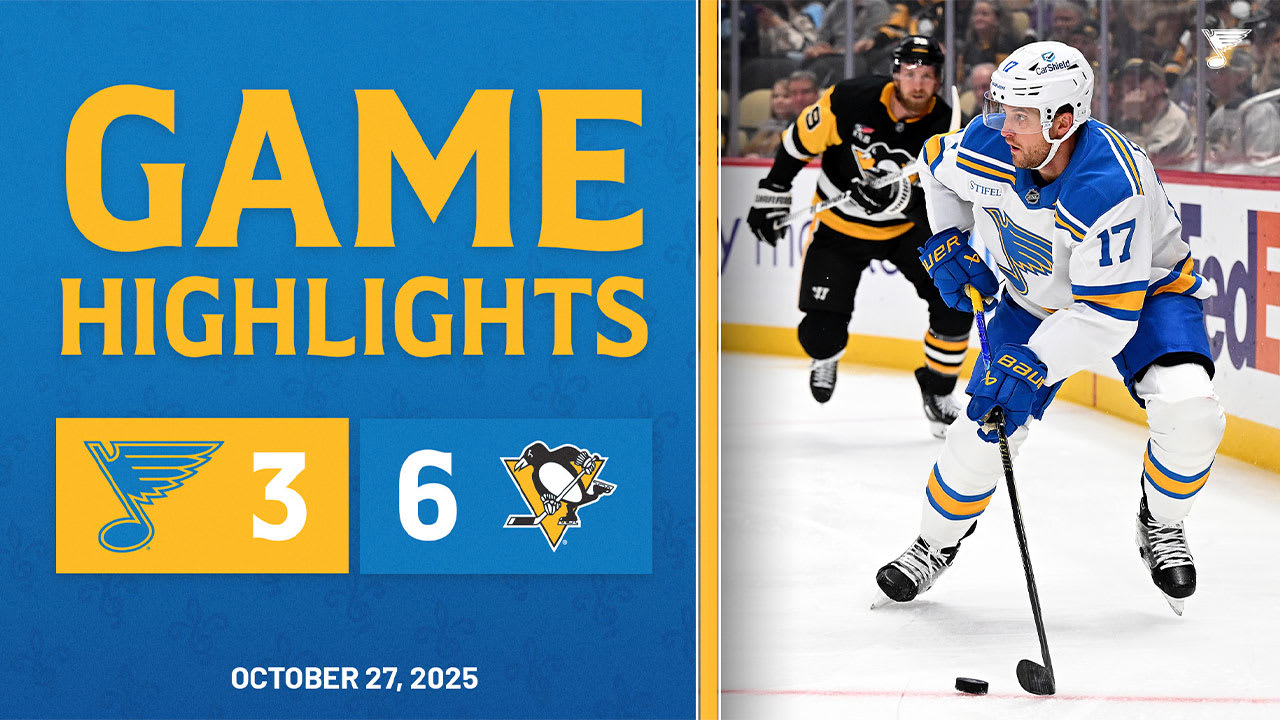 Highlights: PIT 6, STL 3 | St. Louis Blues