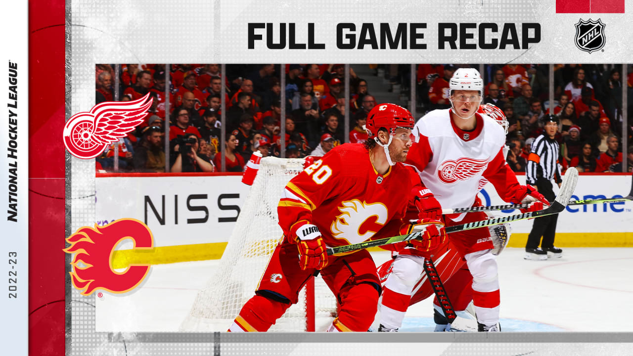 Recap: DET 5, CGY 2 | Detroit Red Wings