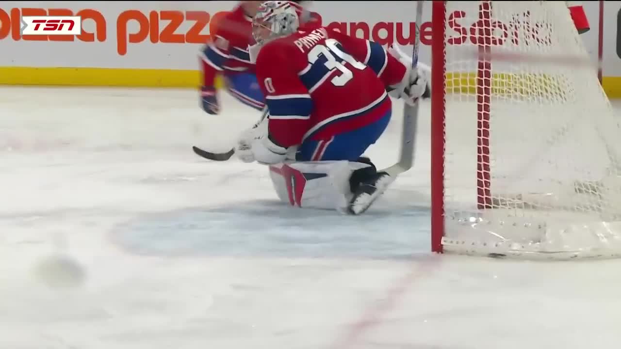 CBJ@MTL: Primeau with a great save | NHL.com