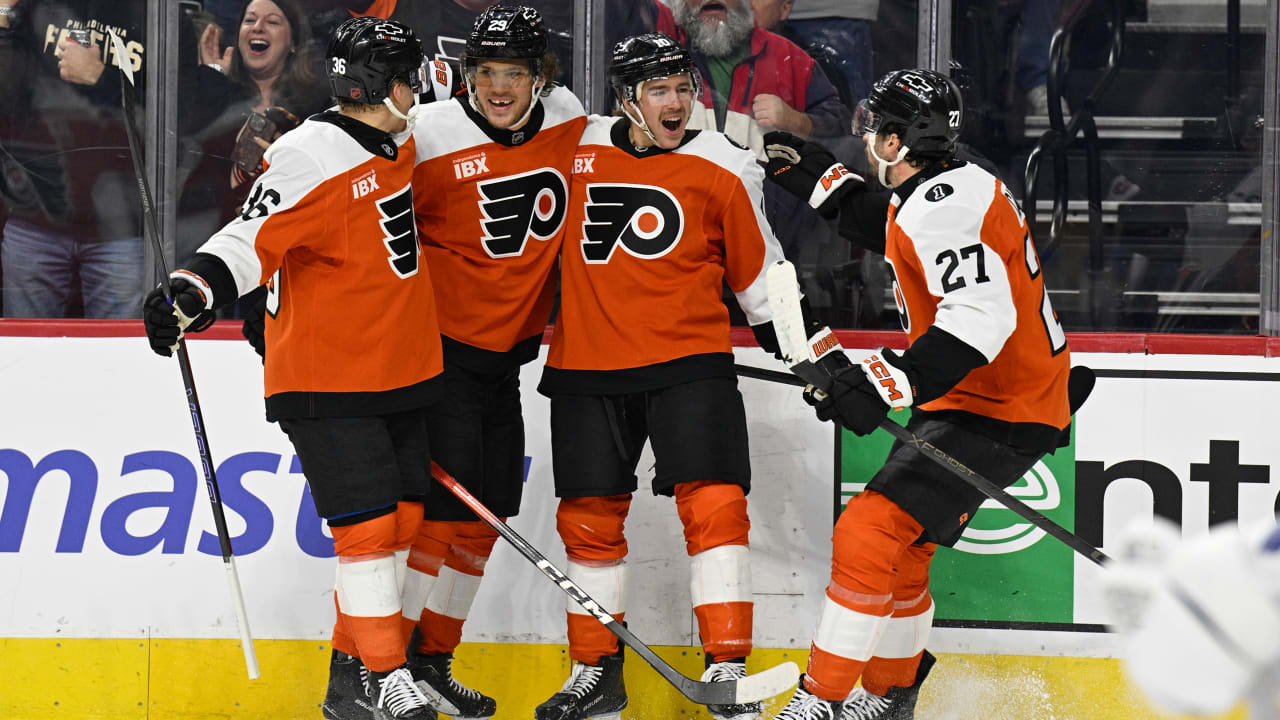 Flyers score 3 goals in under 1 minute, cruise past Sabres | NHL.com