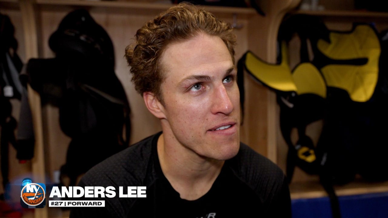 Practice 2/16: Anders Lee | New York Islanders