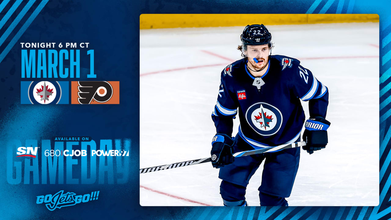 GAMEDAY: Flyers at Jets | Winnipeg Jets