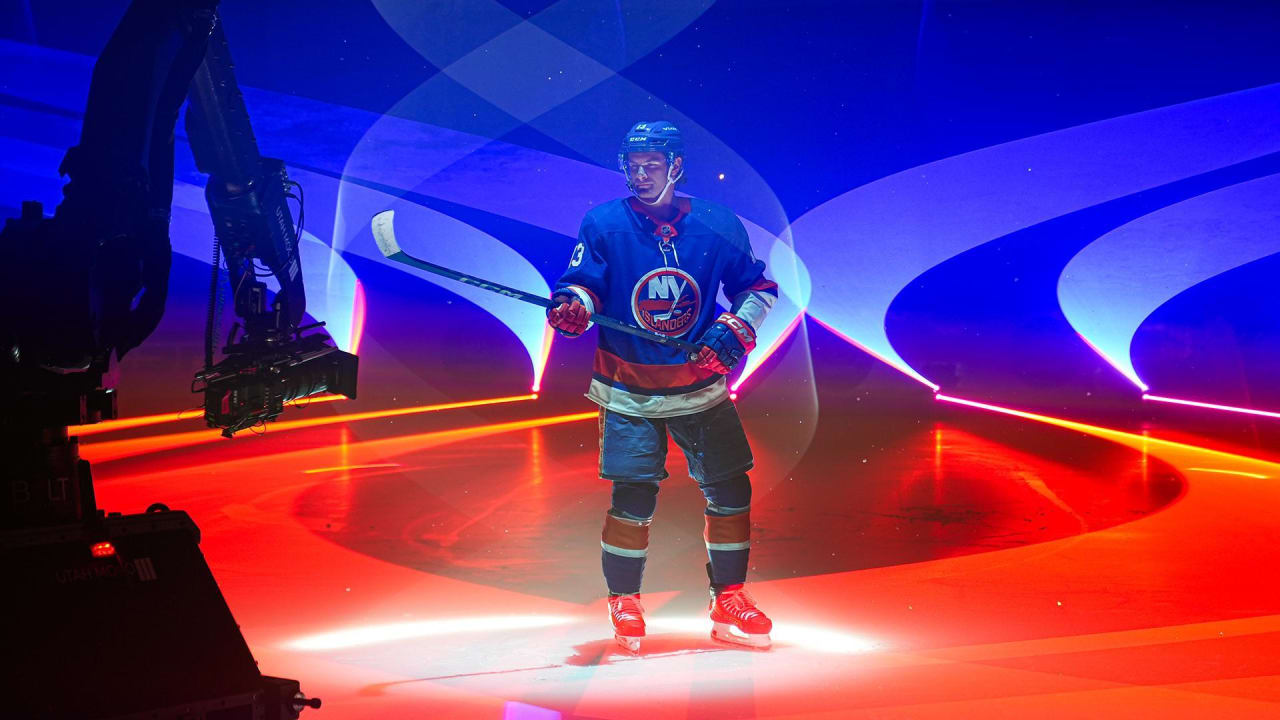 Mathew Barzal at NHL Media Day | New York Islanders