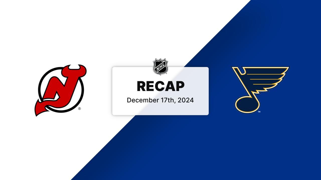 HIGHLIGHTS: Devils 4, Blues 1 | New Jersey Devils
