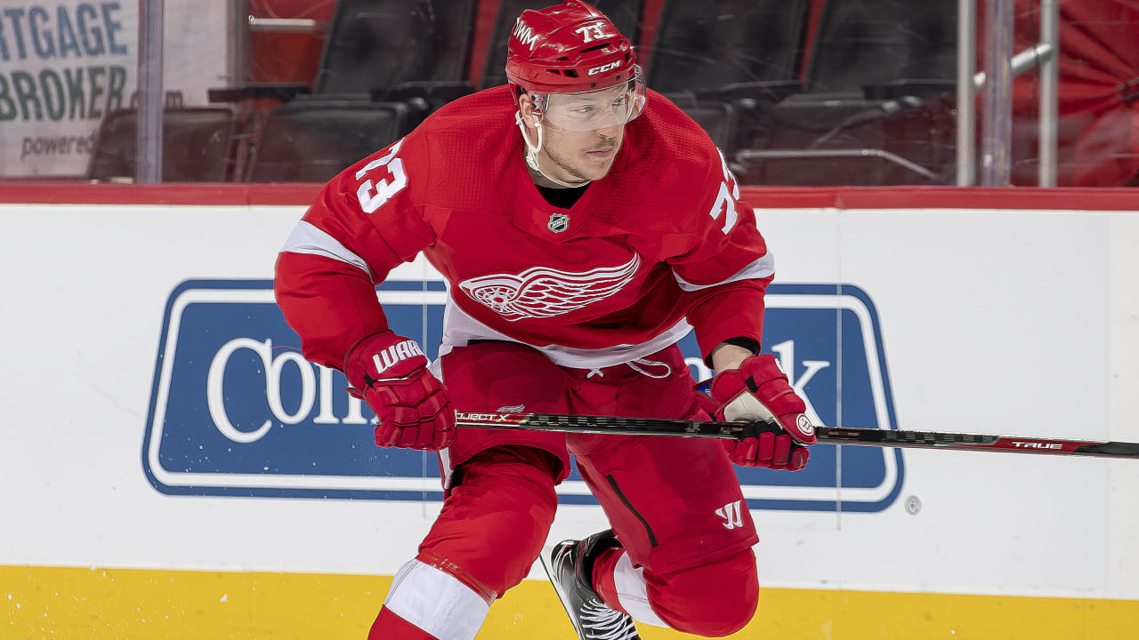 Erne agrees to two-year contract with Red Wings, avoids arbitration ...