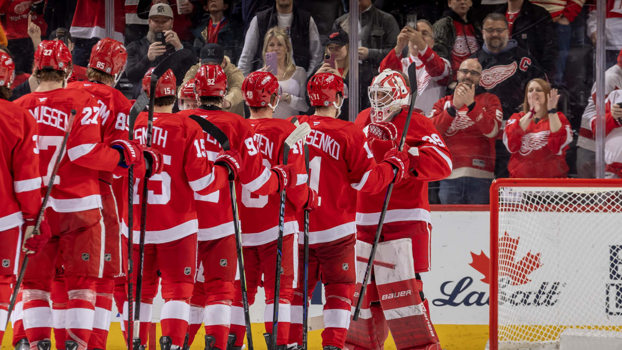 Sisukas Red Wings pitää kiinni playoff-mahdollisuuksistaan | NHL.com/fi