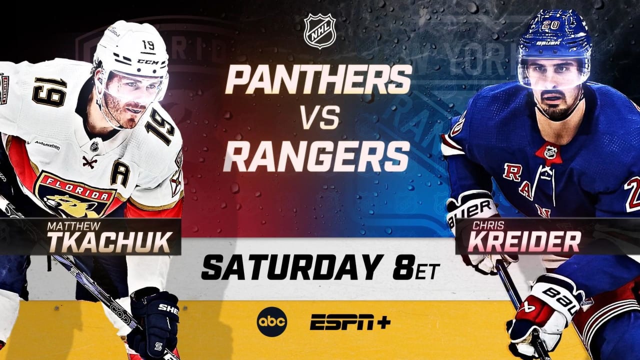 Panthers, Rangers clash Saturday on ABC | NHL.com