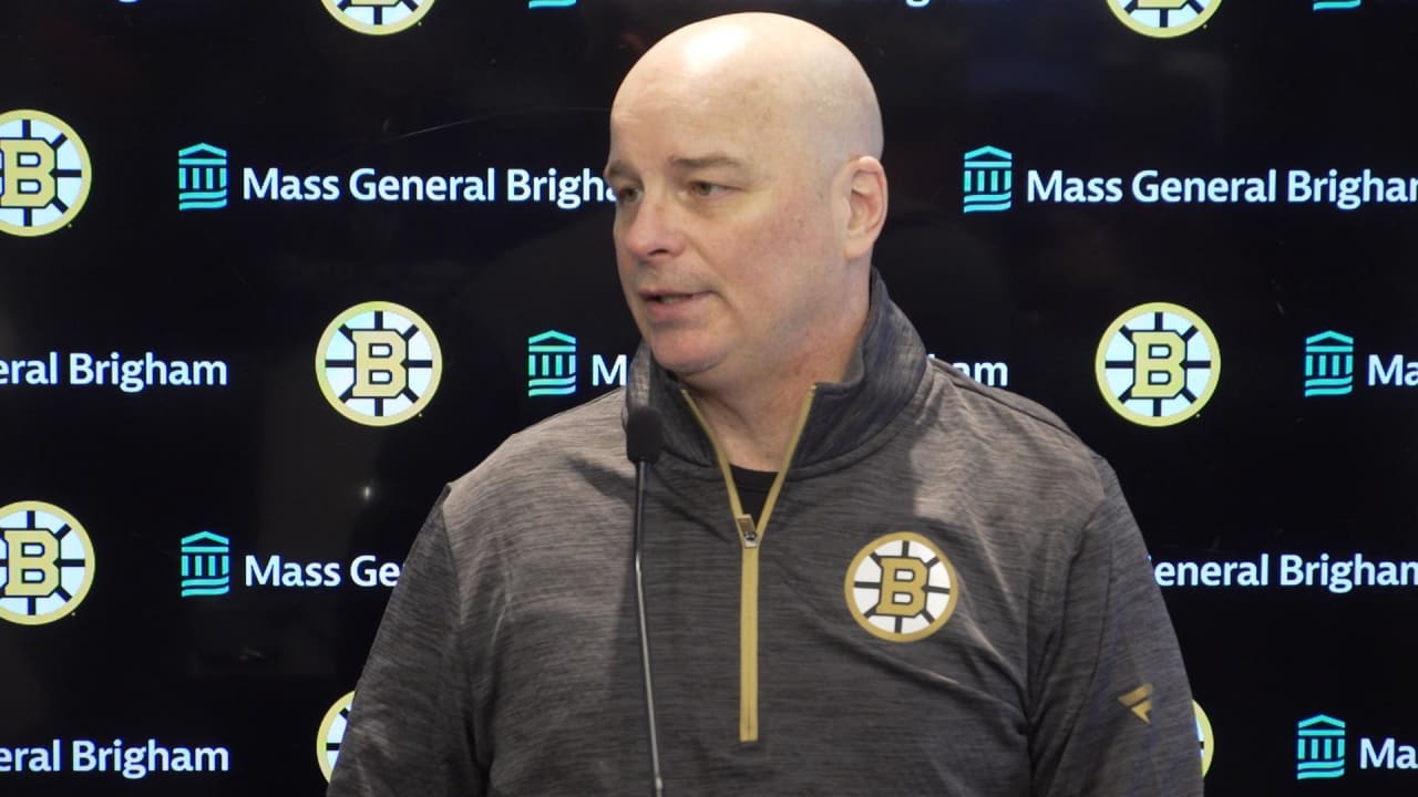 Press Room: Jim Montgomery | Boston Bruins