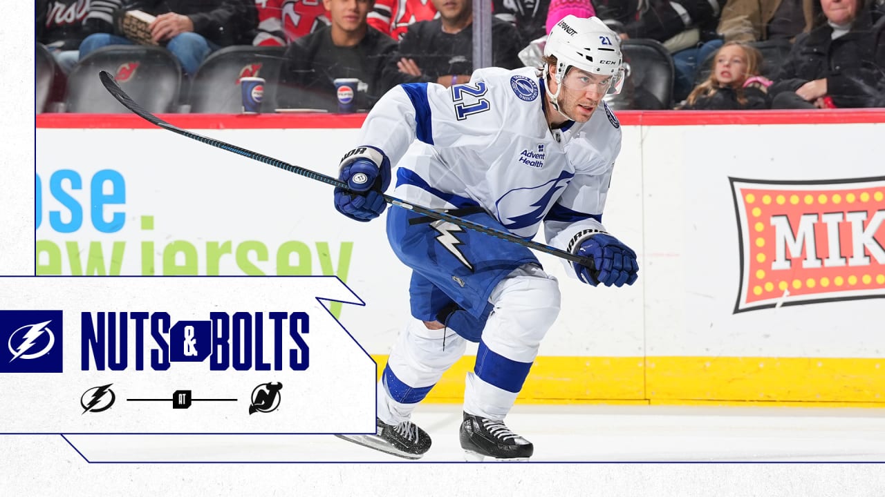 Nuts & Bolts: Lightning continue road trip in Newark | Tampa Bay Lightning