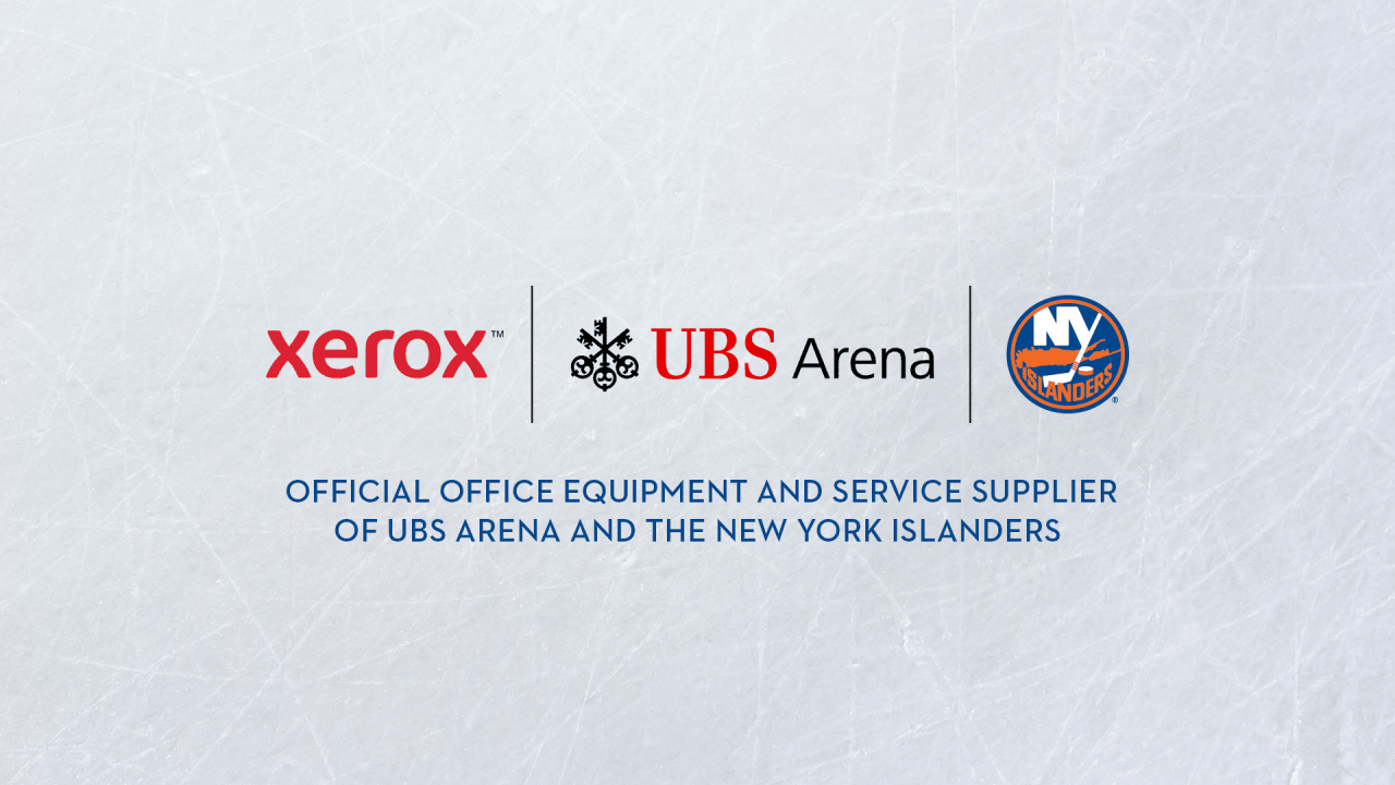Xerox Launches New Partnership with New York Islanders & UBS Arena in ...