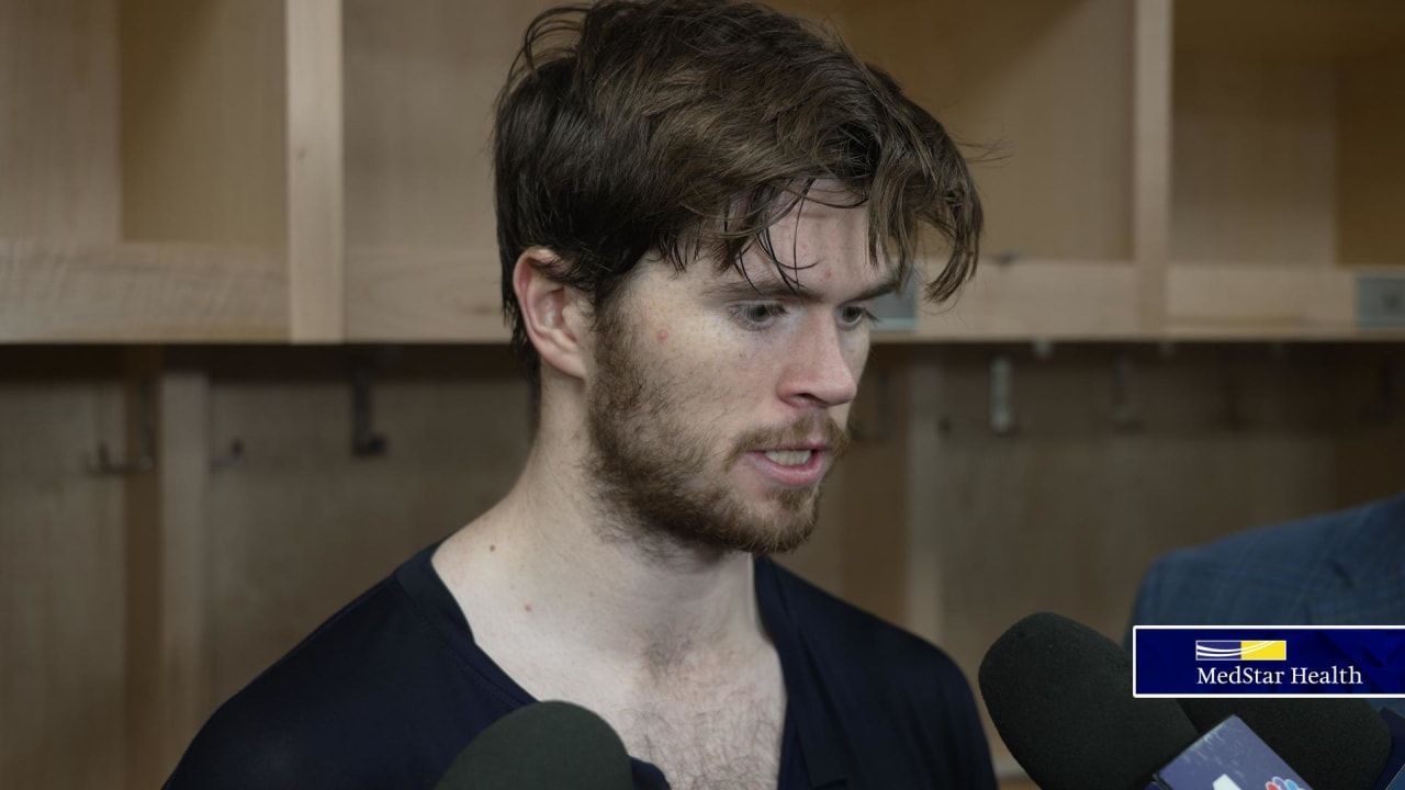 Connor McMichael | Postgame | Washington Capitals
