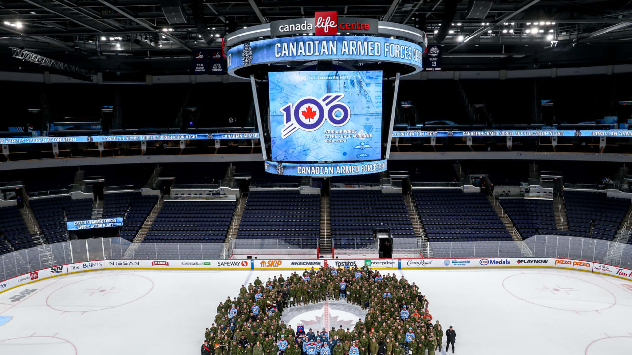 Jets announce upcoming Canadian Armed Forces initiatives | Winnipeg Jets