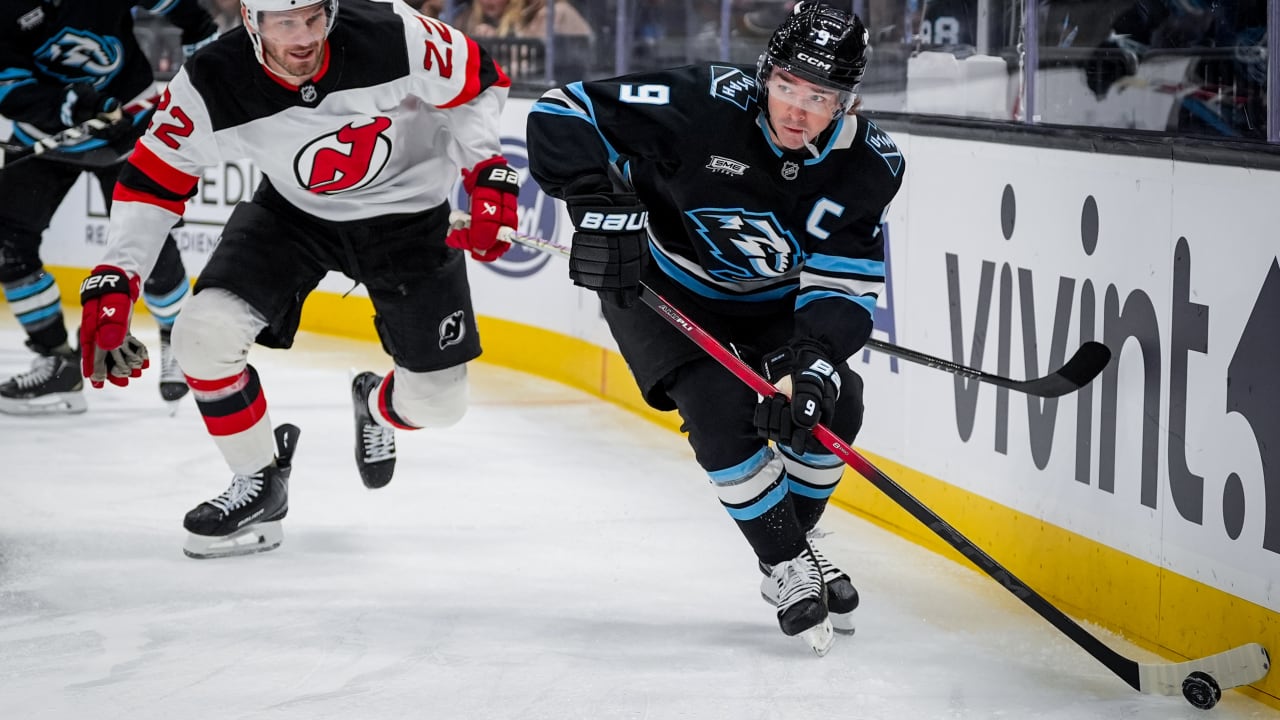 Rookie Forward Daniil But Scores First NHL Goal in Utah’s Close Loss to ...