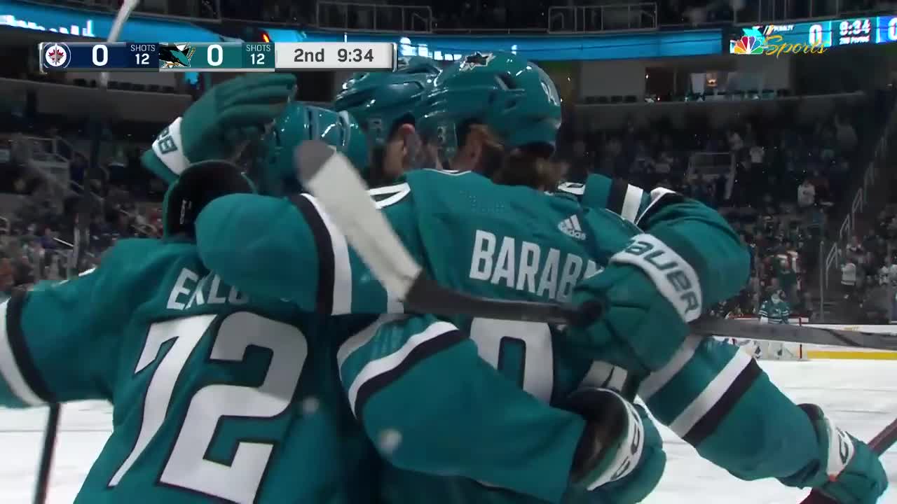 Eklund prépare le but de Barabanov | LNH.com