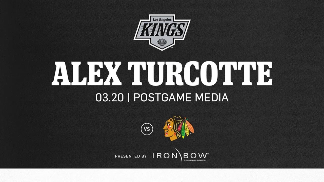 Alex Turcotte Media Availability 3/20/25 | Los Angeles Kings