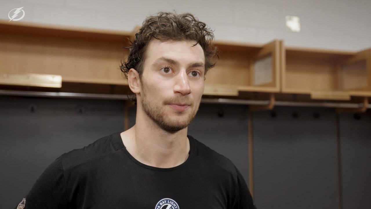 Anthony Cirelli | Postgame at Florida Panthers | Tampa Bay Lightning