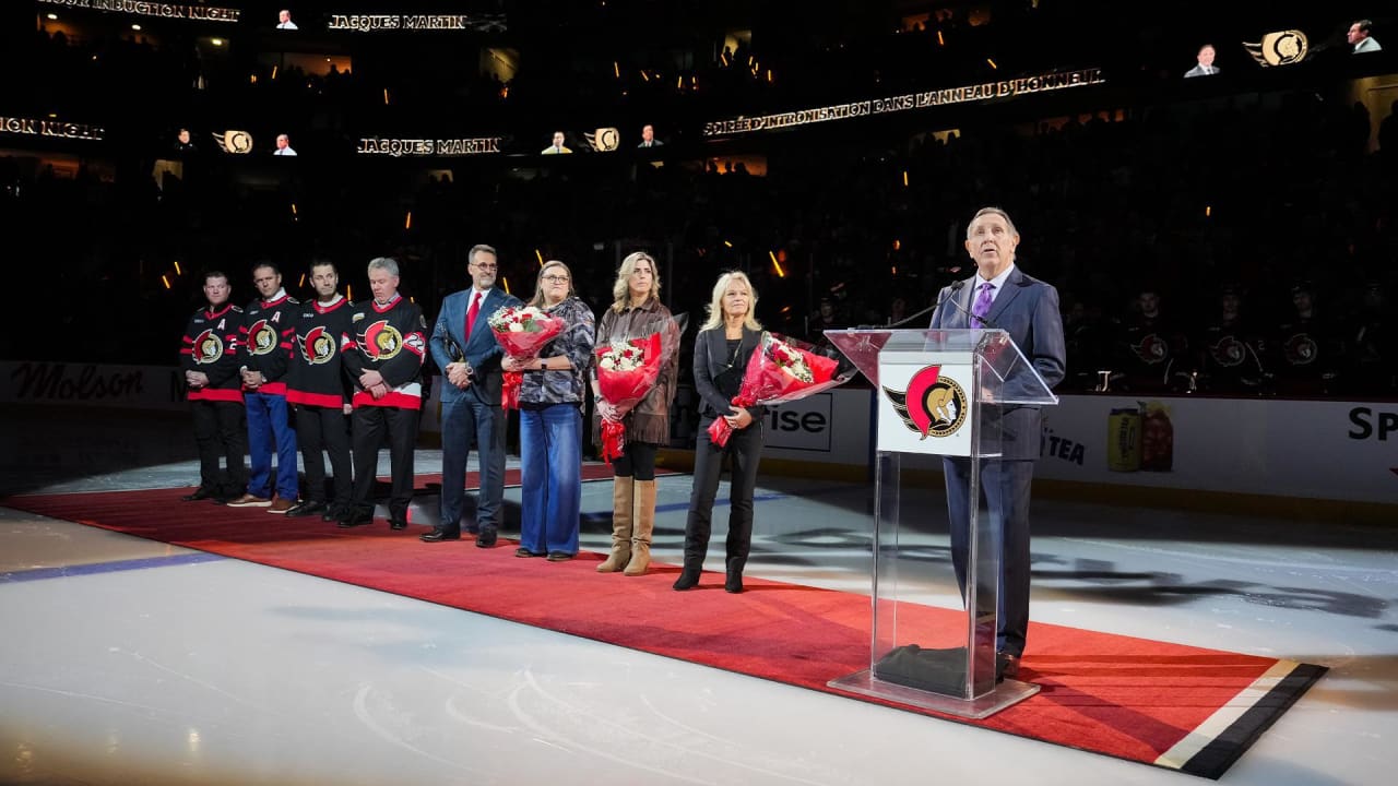 Jacques Martin inducted into the Ring of Honour | NHL.com