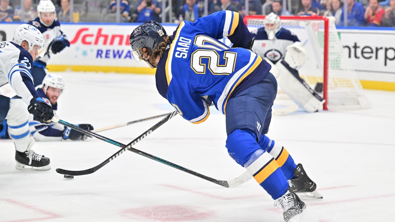 Jets stay perfect as NHL's only undefeated team, top Blues for 6th ...