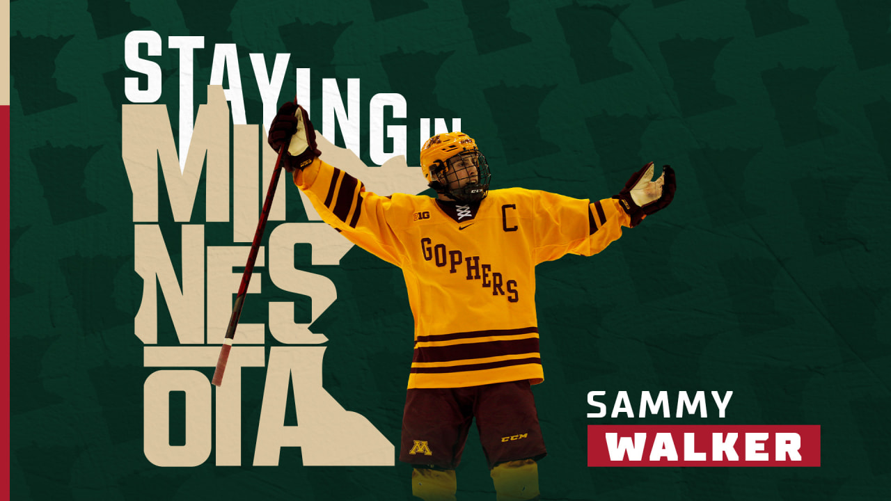 Wild Signs Forward Sammy Walker to Two-Year, Entry-Level Contract ...