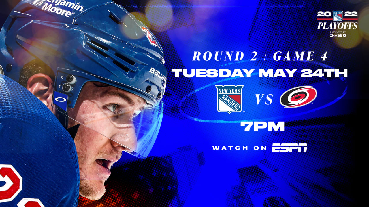 Pregame Notes: Game Four vs. Hurricanes | New York Rangers