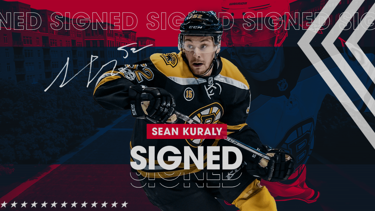 Columbus Blue Jackets sign center Sean Kuraly to four-year contract ...