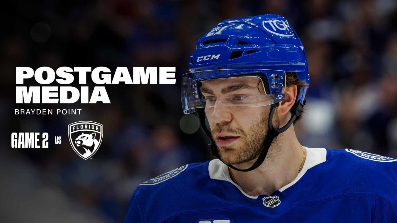 Brayden Point | Postgame Game 2 vs Florida Panthers | Tampa Bay Lightning