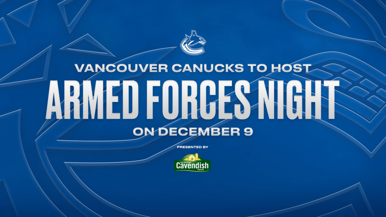 Canucks to Recognize Canadian Military Members at 15th Annual Armed ...