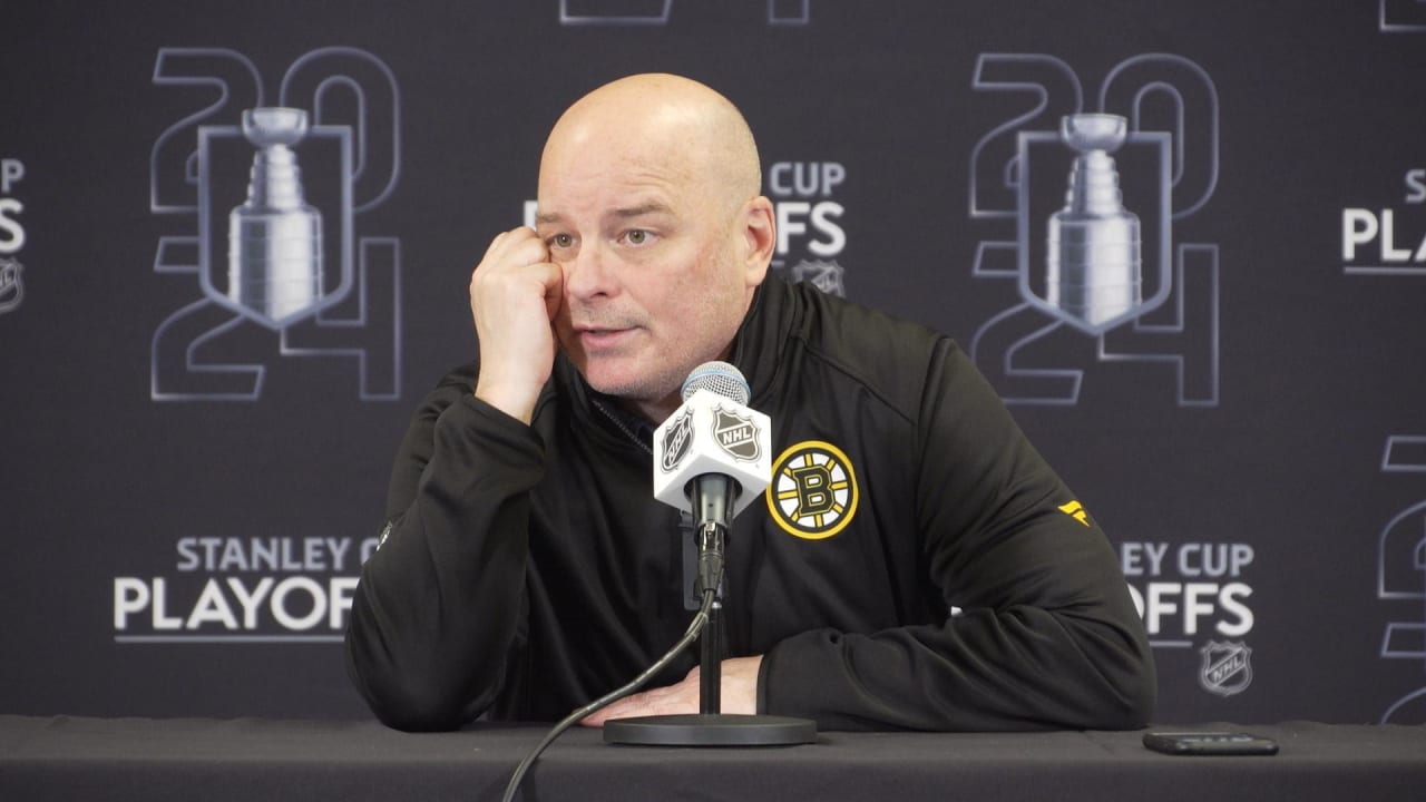 Press Room: Jim Montgomery | Boston Bruins
