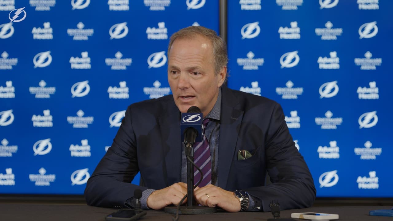 Jon Cooper | Postgame vs Edmonton Oilers | Tampa Bay Lightning