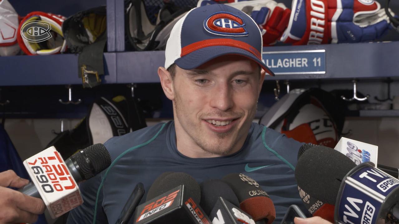 Après-match c. ANA: Gallagher | Canadiens de Montréal