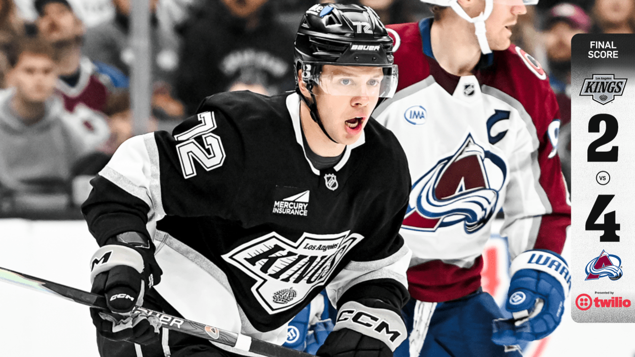 RECAP: Kings 2, Avalanche 4, 3/2 | Los Angeles Kings